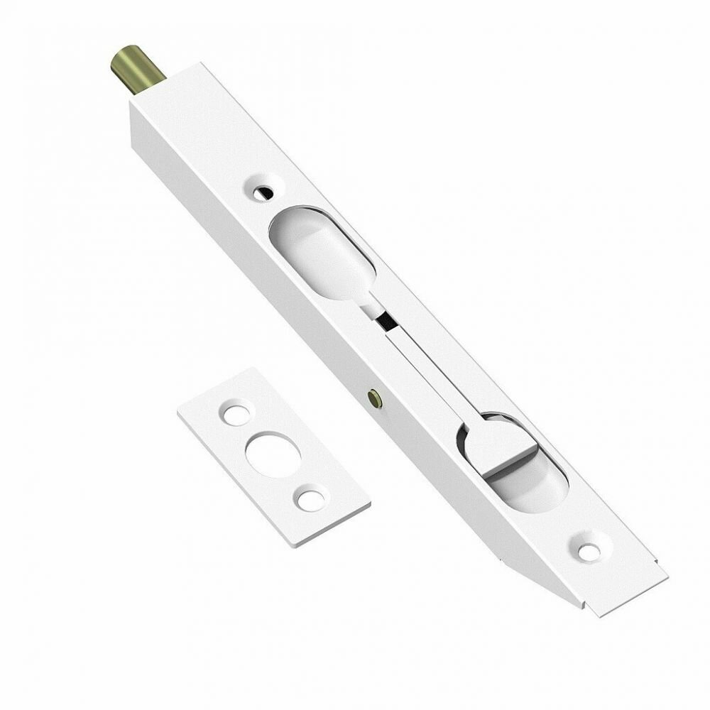 Дверной Шпингалет Bravo Bravo R-160 W Белый для Межкомнатных Дверей / Браво.