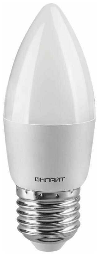 Лампа светодиодная 71 631 OLL-C37-6-230-4K-E27-FR 6Вт свеча 4000К нейтр. бел. E27 470лм 220-240В онлайт 71631