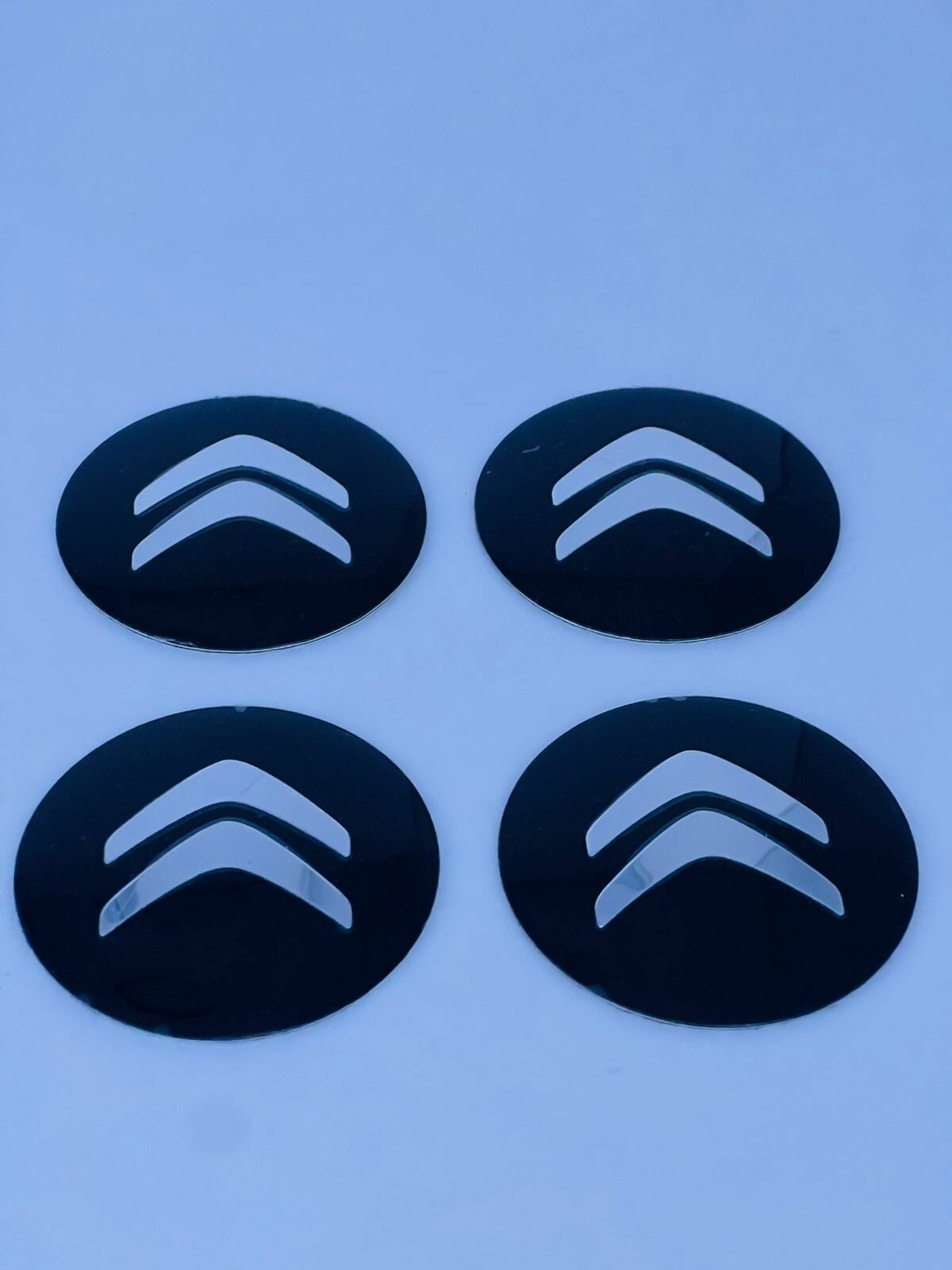 Наклейки на колесные диски Citroen Алюминий 65мм