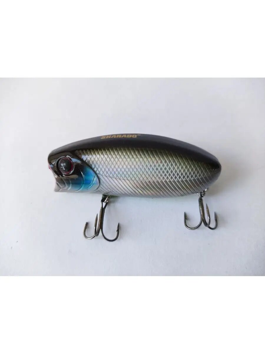 Поппер SHARADO MALAS, для ловли щуки и судака, плавающий, поверхностный, 57мм, 11г