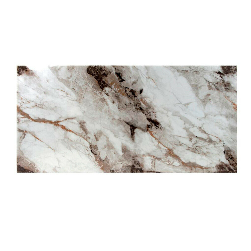 Панель самоклеящаяся ПВХ 600х300х2 мм Grace Нова Тонье коричневый мрамор 1,08 кв. м (6 шт.)