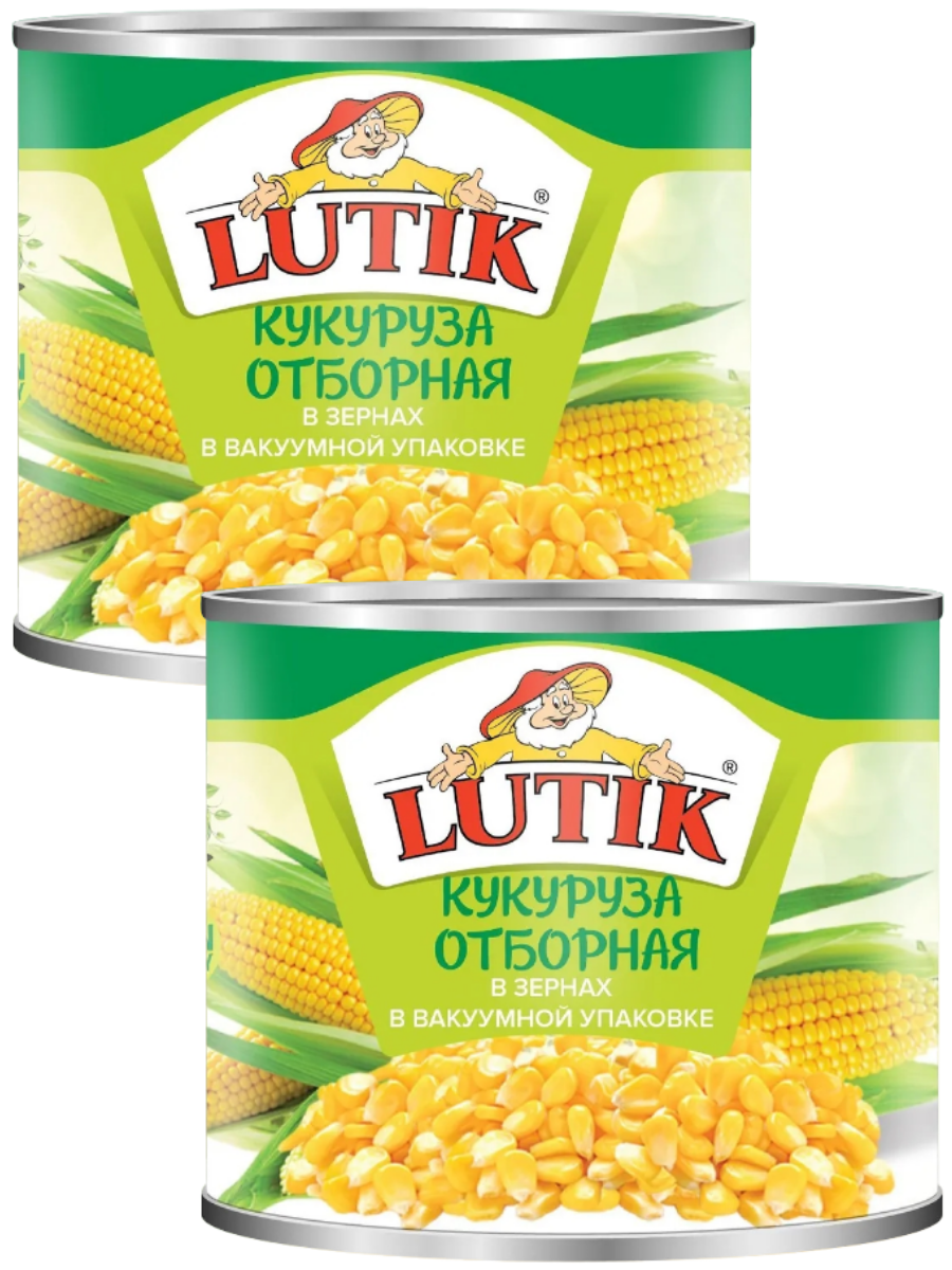 Кукуруза отборная консервированная 425мл*2шт