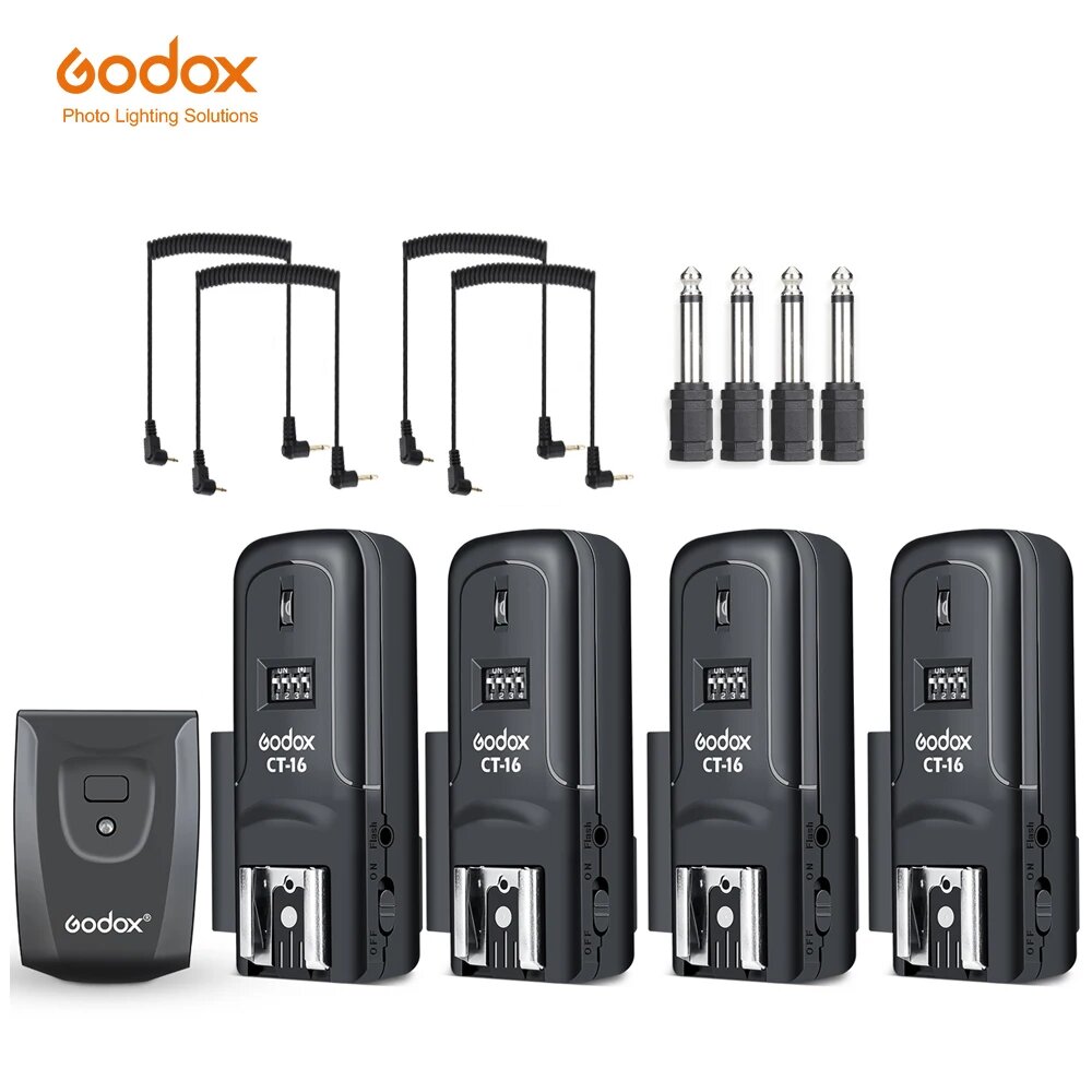 Godox CT-16 Беспроводной триггер вспышки для Canon Nikon Pentax 1xT add 4x R