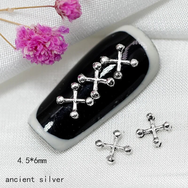 Металлические украшения для ногтей 20pcs X
