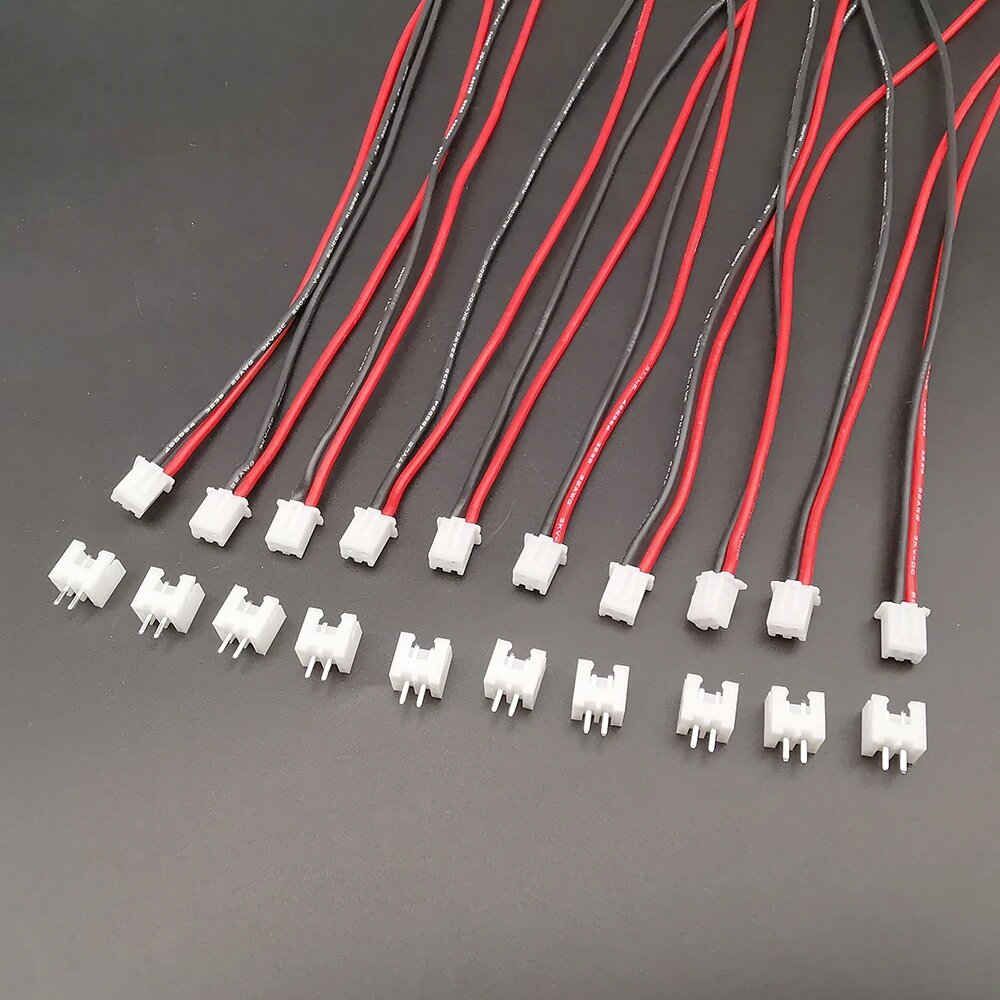 10 комплектов разъемов JST XH 2,54 мм 22AWG