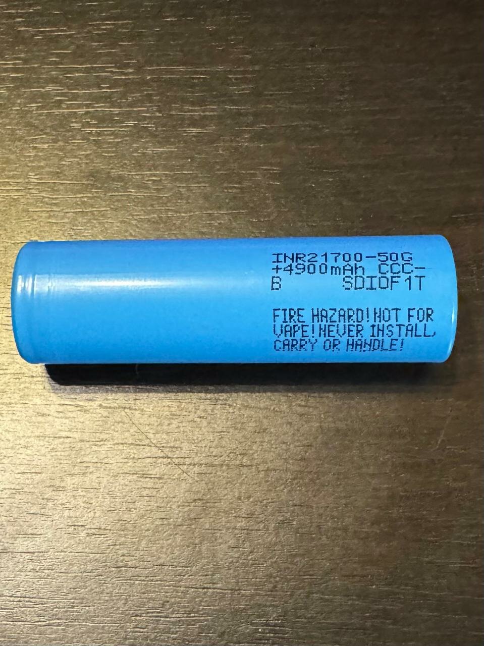 Аккумулятор Li-ion Samsung INR21700-50GB, SDIOF1T , 3.6 v,4900 mAh, литий-ионный, 1 штука