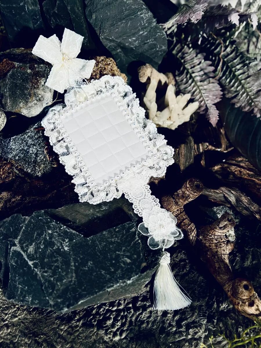 Фоторамка Ajourele D-703-1, подвесная, ручная работа, 1 место, бежевая