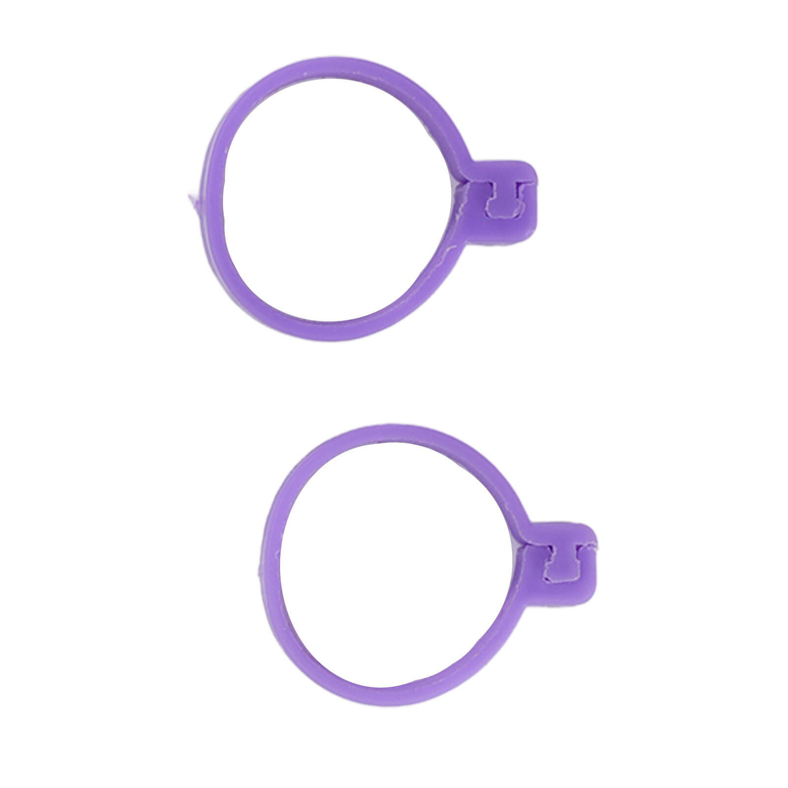 100 шт. кольца для куриных ножек, утиных, куриных, гусиных ножек, кольца для ножек птицы, фермерские инструменты, фиолетовые 25 мм/0,98 дюйма
