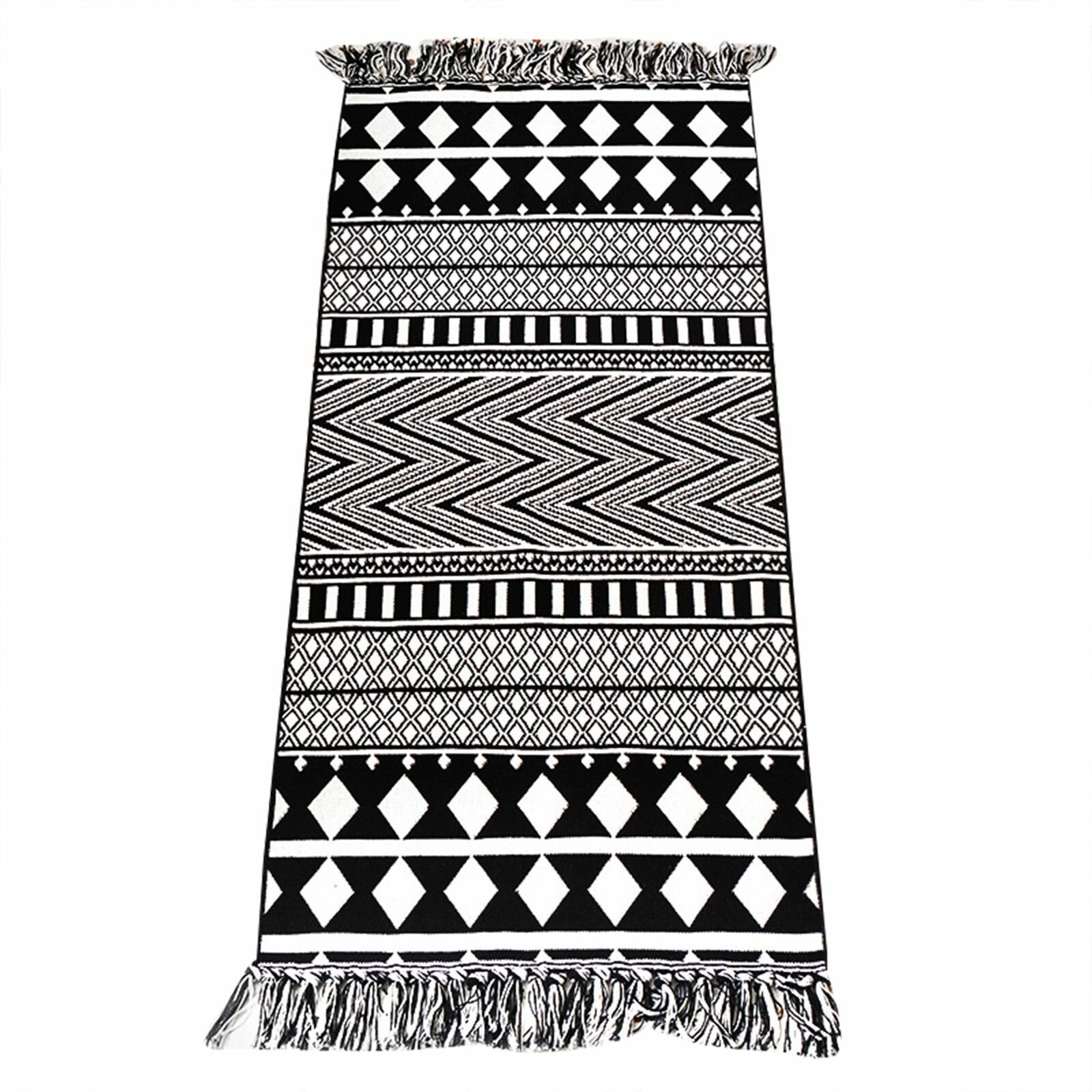 Этнический тканый ковер для гостиной, дивана, спальни, прикроватная тумбочка с кисточкой, напольный коврик