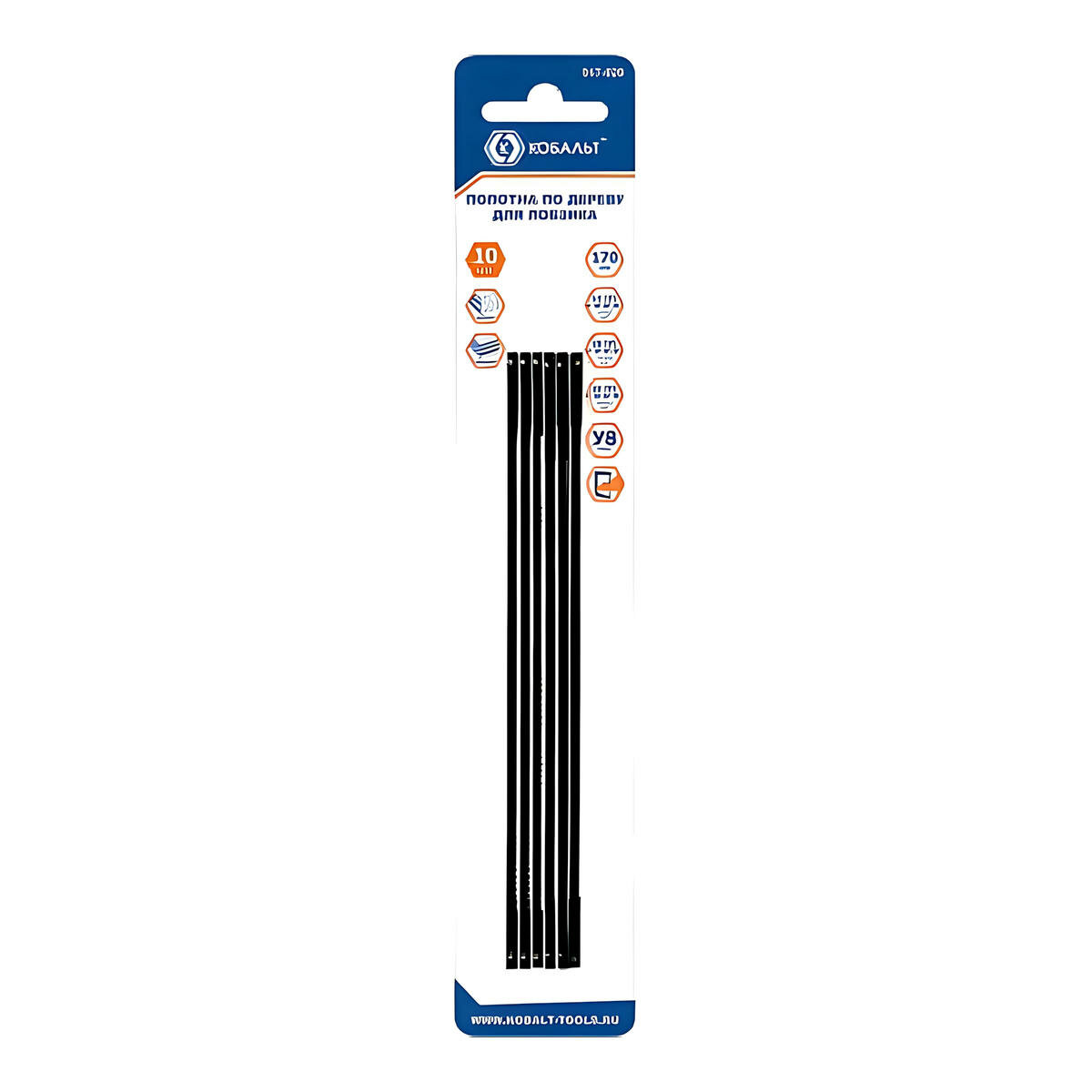 Полотно по дереву 130 мм (10 шт.) Кобальт 917-612