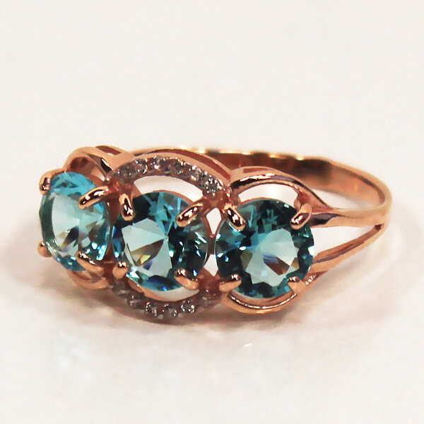 Кольцо, серебро, 925 проба, родирование, фианит