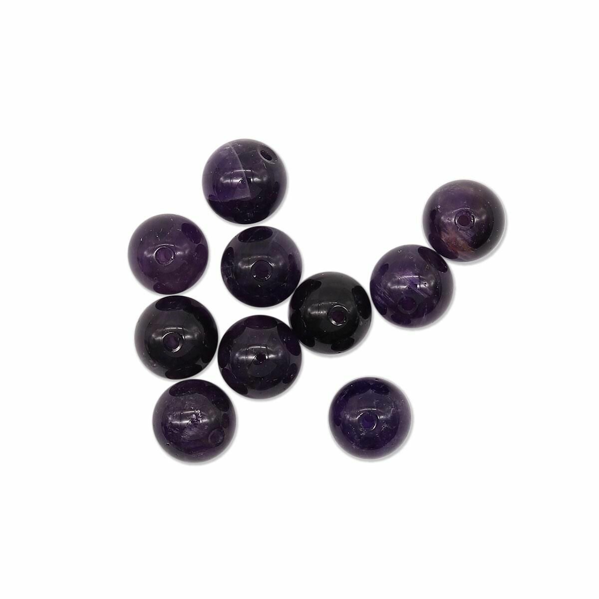 Бусины Astra&Craft "Аметист", 10 мм, 4AR329, 10 шт