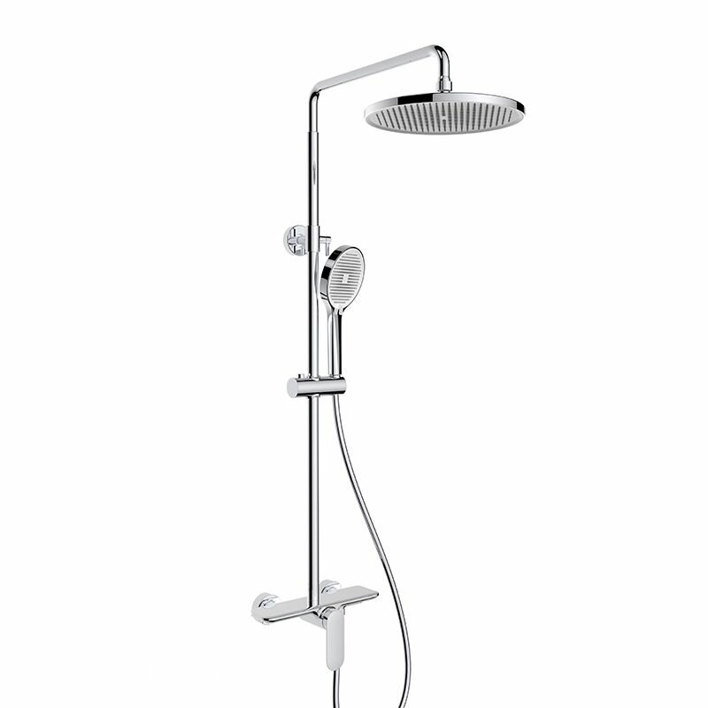 Душевая система KAISER 33282 Arena с аэратором, хром