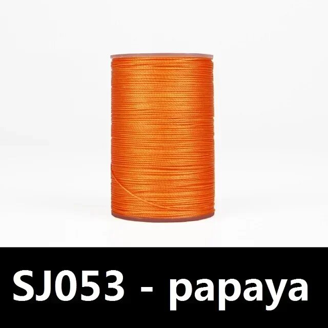 Вощеная кожаная нить 0,35 мм 160 м Оранжевый, papaya