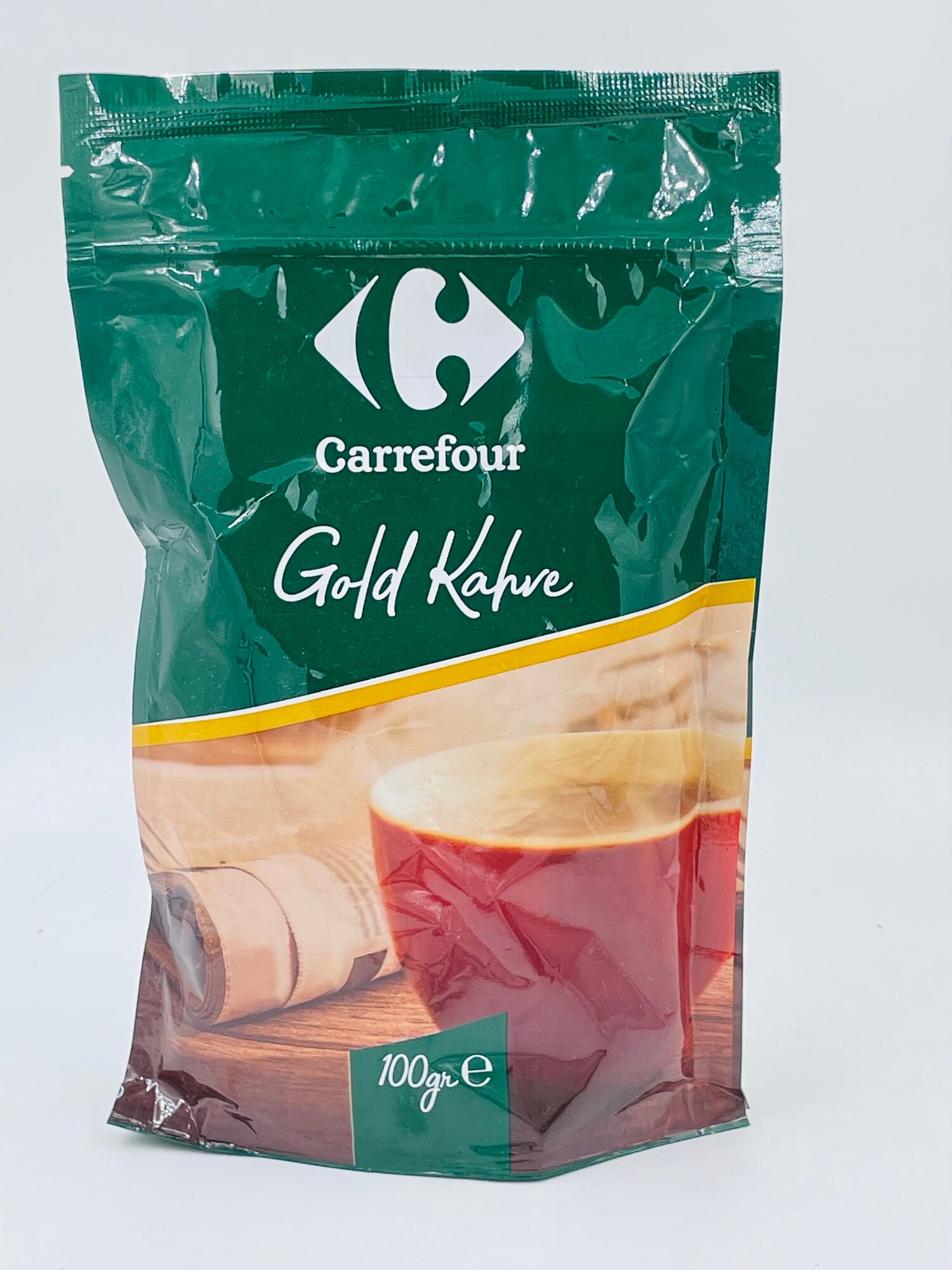Carrefour Кофе растворимый Gold Kahve золотой кофе 100 г (Турция)