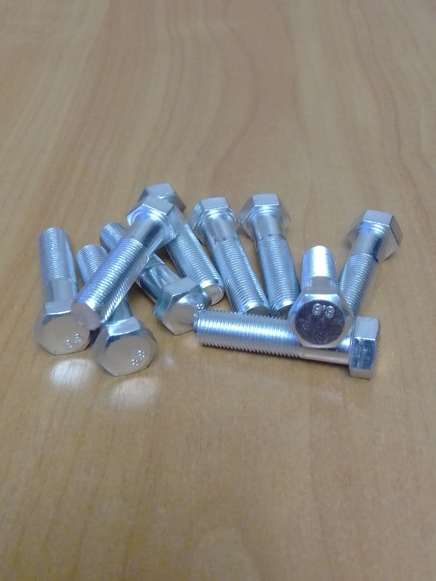 Болт М10х1х42 для автомобилей (чашки нижнего рычага Волга и др.) комплект 10 штук. Кммз.201525-п29