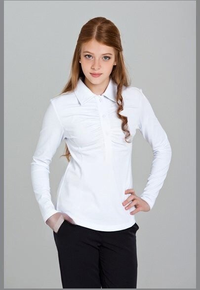 Школьная блуза батник