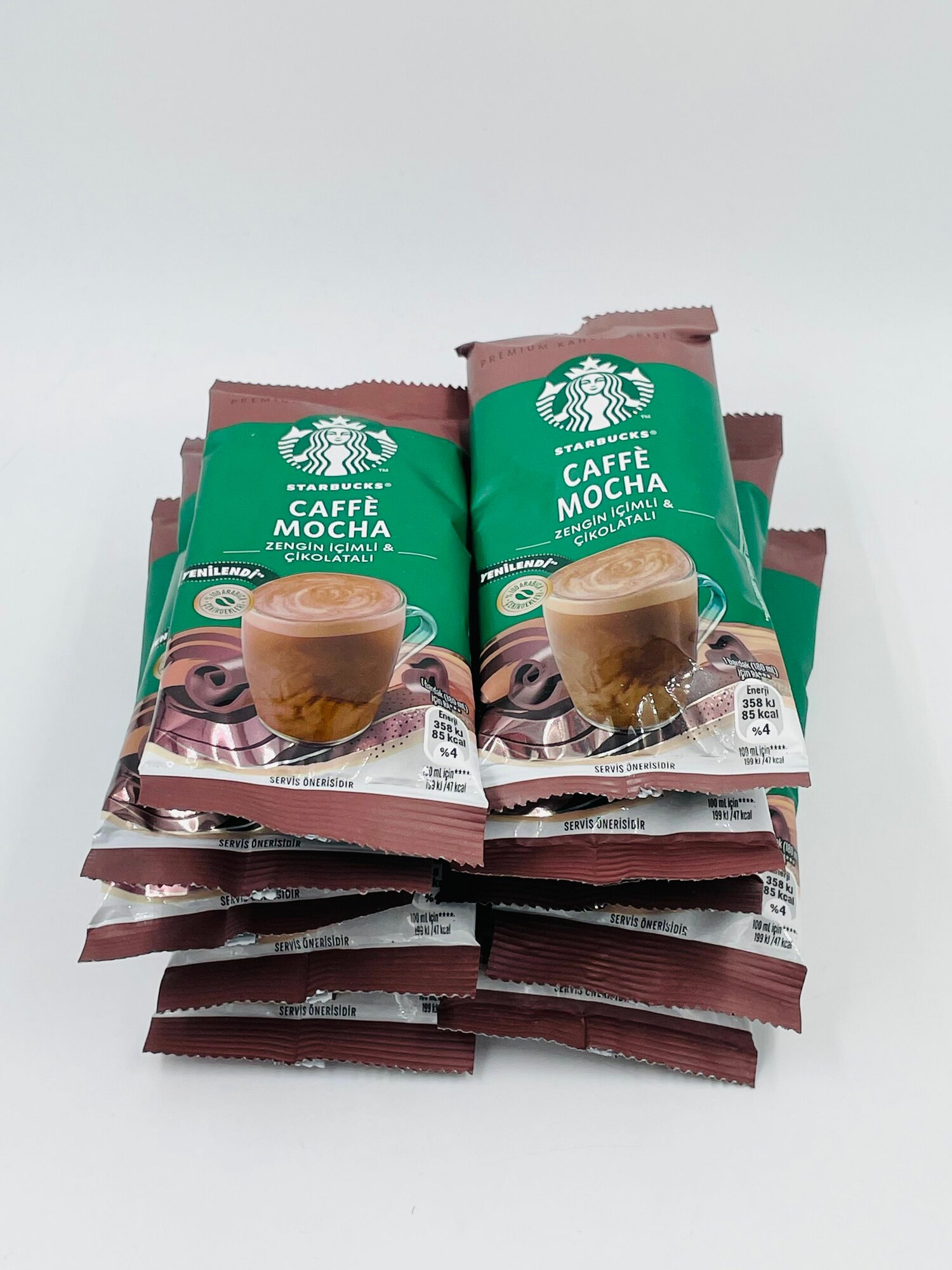 Starbucks Кофе растворимый Caffe Mocha 220 г (10 пакетиков по 22 г) (Турция)