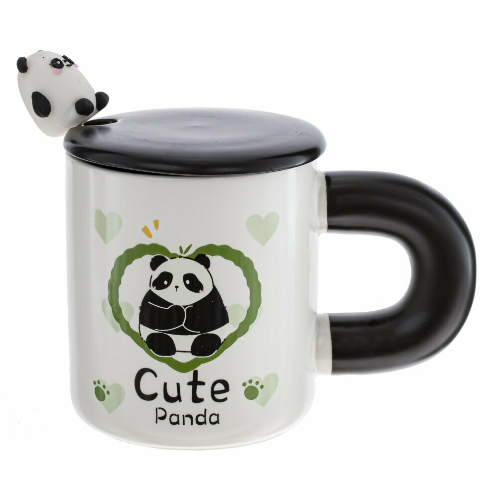 Кружка с крышкой и ложкой, 430 мл, 8,5х8,5х9,8 см KSM-814490_4