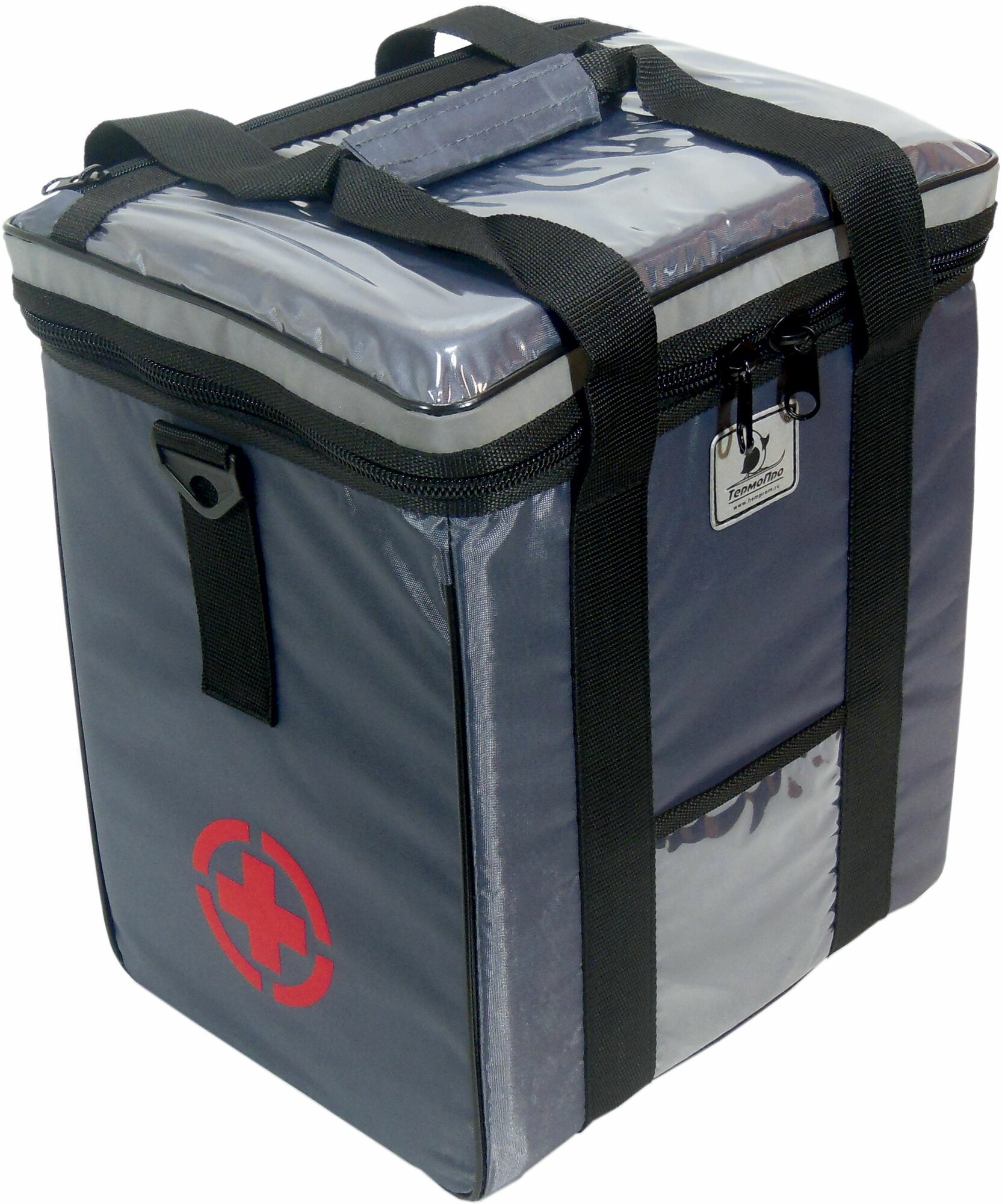 Термоконтейнер, медицинский ТермоПро Т-18, тёмно-серый, 18 л.