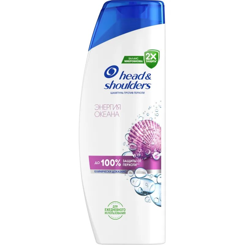 Шампунь Head&Shoulders от перхоти Энергия Океана 360мл 2339897 8700216586863