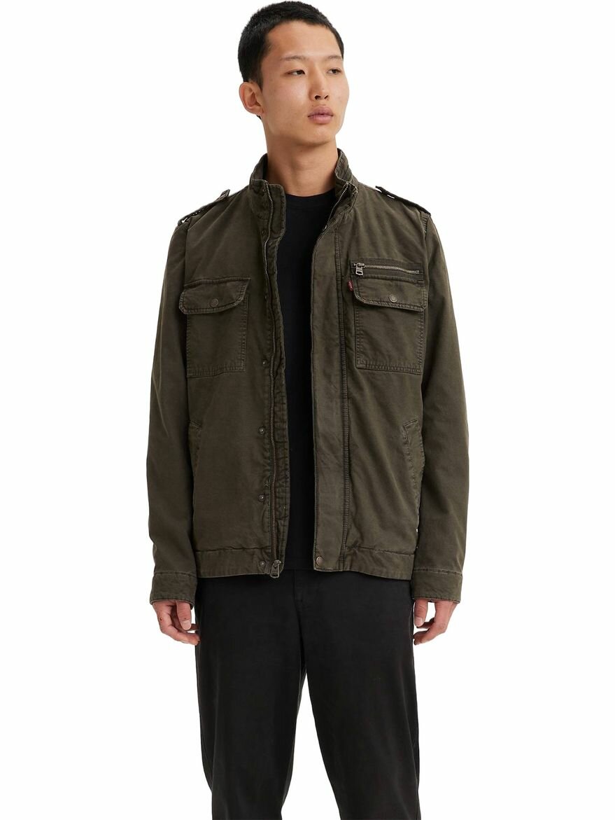 Куртка джинсовая Men Washed Cotton Two Pocket Military Jacket