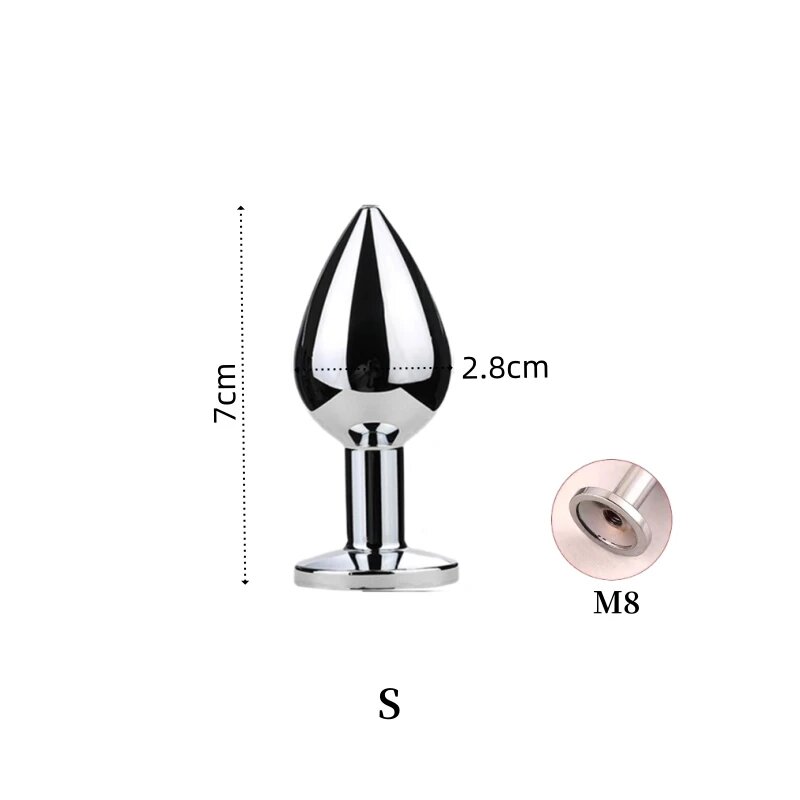 Экзотическая анальная пробка анальные секс-игрушки с сексуальными съемными черными Only Anal S110 S