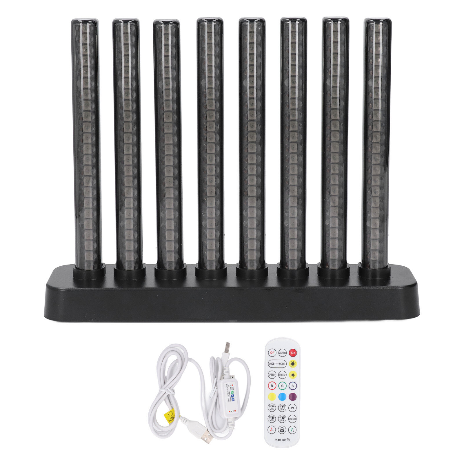 Smart LED Lights Bars RGB Rechargeable Sound Control Music Rhythm Light 16 Million Color Esports Ambiance Decoration