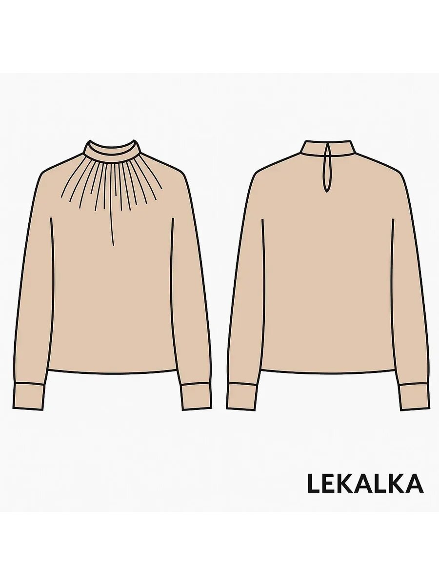 Выкройка блузка — фото 1