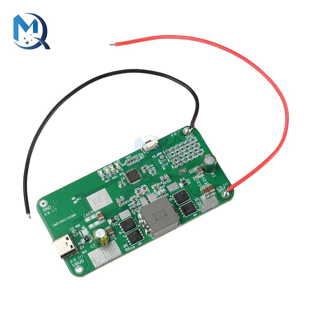 PD 140 Вт двунаправленный мобильный модуль питания с быстрой зарядкой 2-6S литиевая тройная литий-железо-фосфатная защитная материнская плата DIY