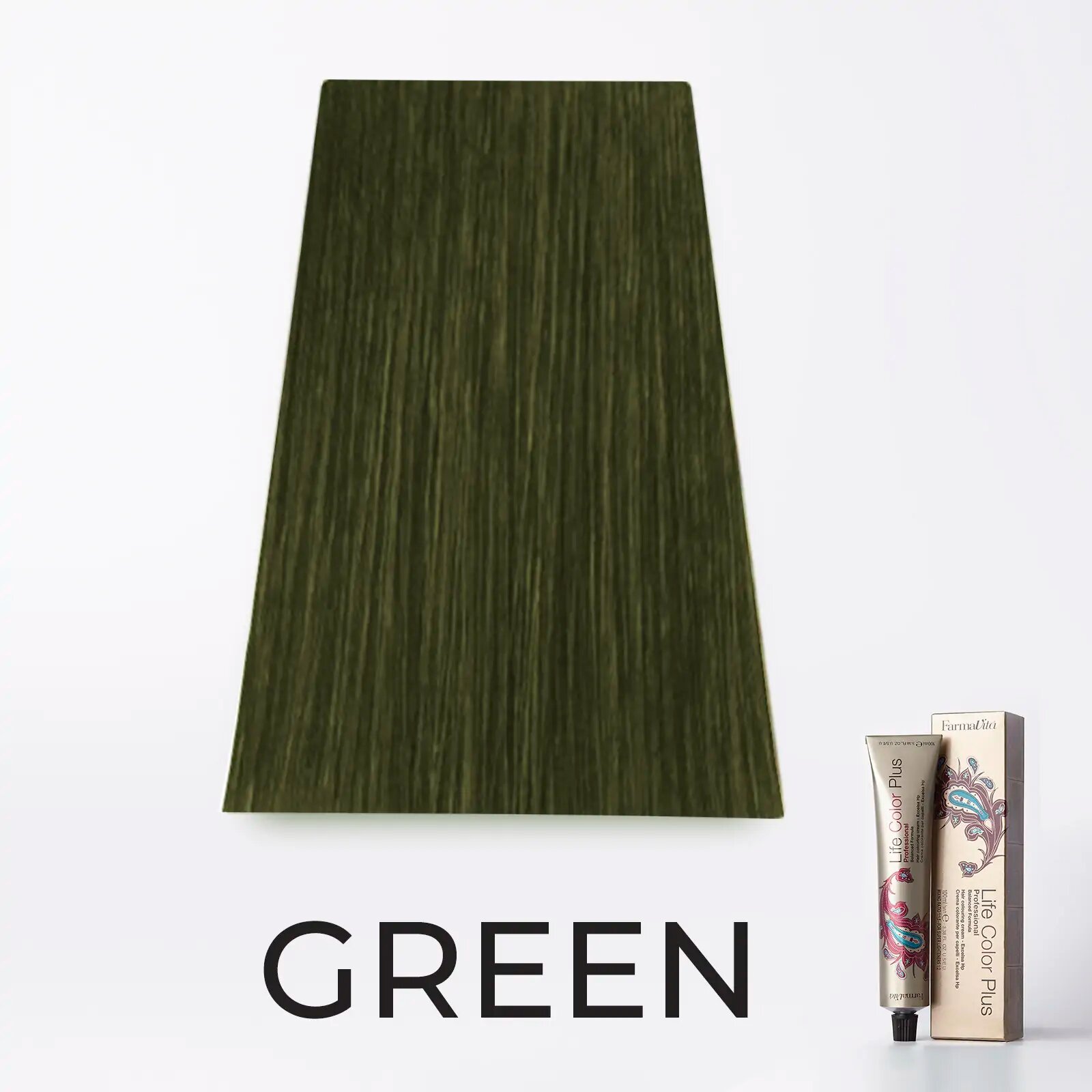 FarmaVita Краситель для волос Life Color Plus Green Микстон зелёный, 100 мл