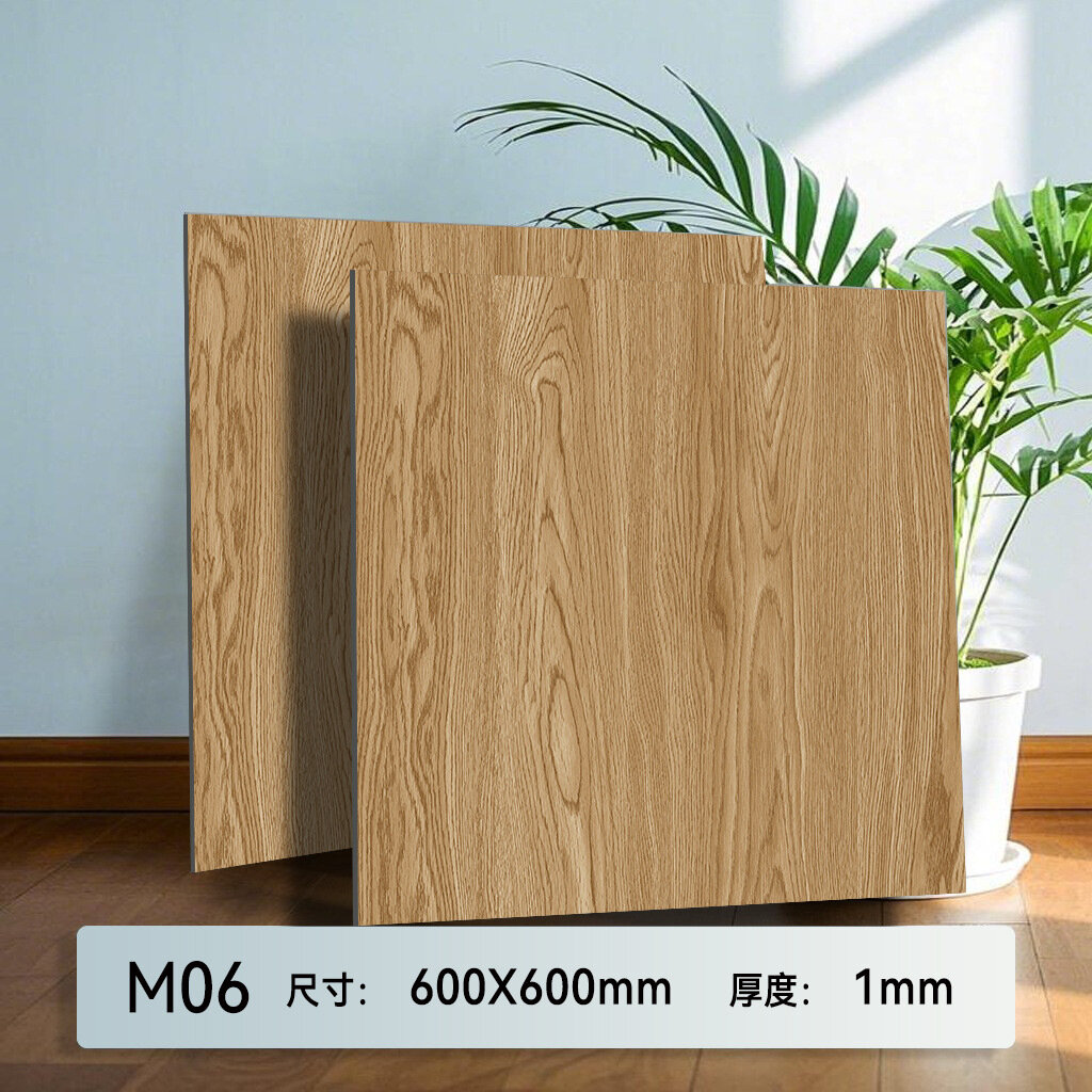 Самоклеящиеся плитки 60x60 см, набор 4 шт (1.44 м²), гибкие ПВХ наклейки на пол и стены