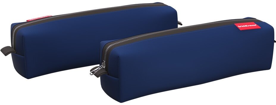 Пенал квадро mini ErichKrause® 210x50x50мм Blue