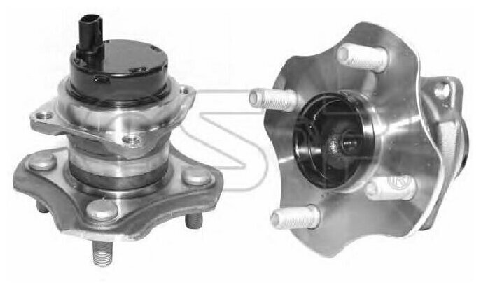 Ступица с подшипником TOYOTA COROLLA IX-X E120/150/PRIUS 00-07 зад.