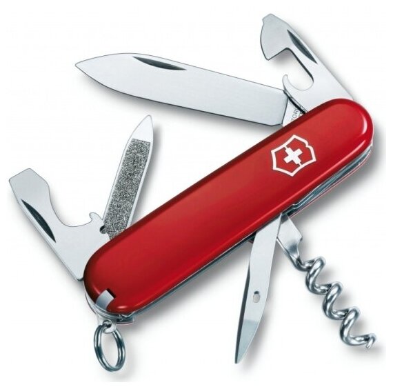 Нож складной Victorinox Sportsman, 84 мм, 13 функций, красный