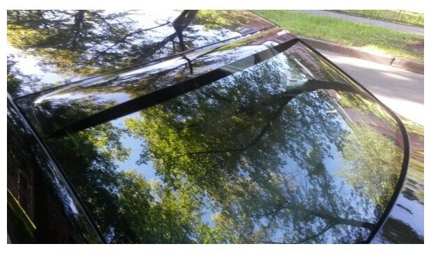 Спойлер заднего стекла Volkswagen Polo седан 2009-… (КК0072Т)