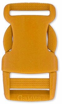 SB04 Пряжка-замок"фастекс" цв. "Gamma" 0.75" (19 мм) 100 шт. №006 оранжевый