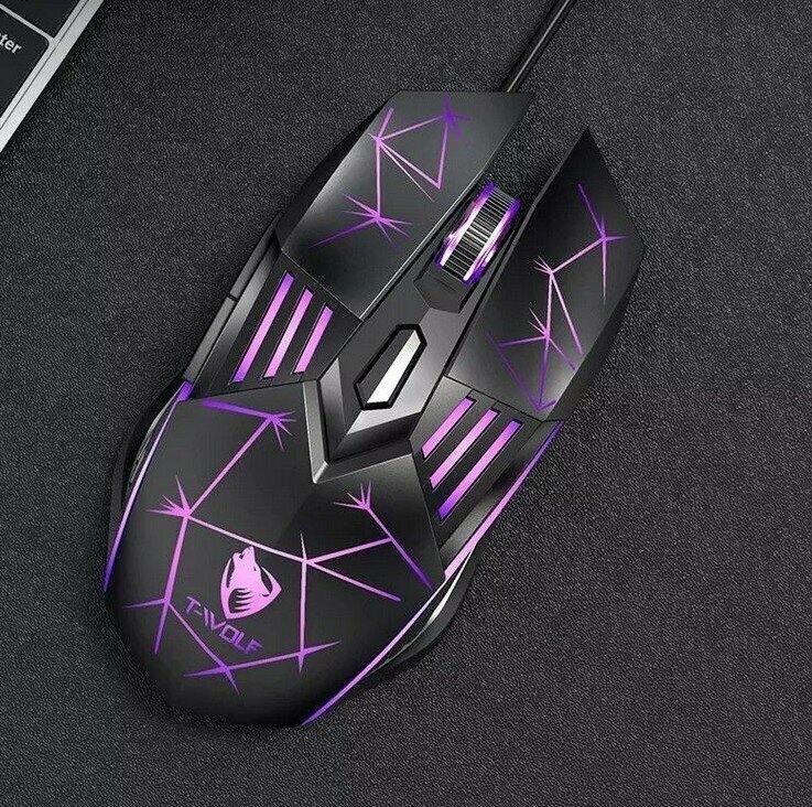 Мышь проводная игровая T-WOLF G560 Star Black