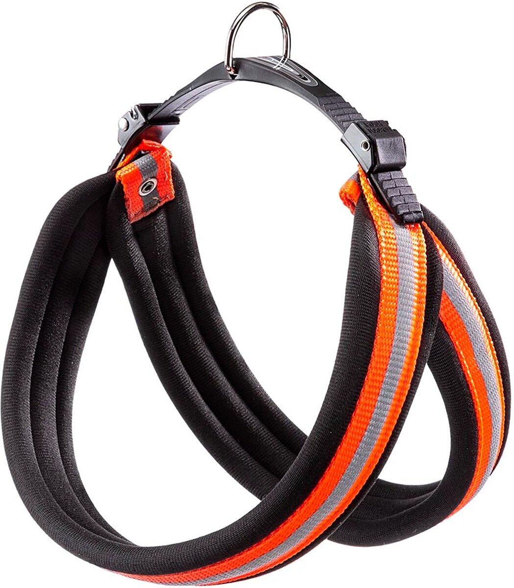 Шлейка для собак крупных пород Ferplast Reflex 9 оранжевая (1 шт)