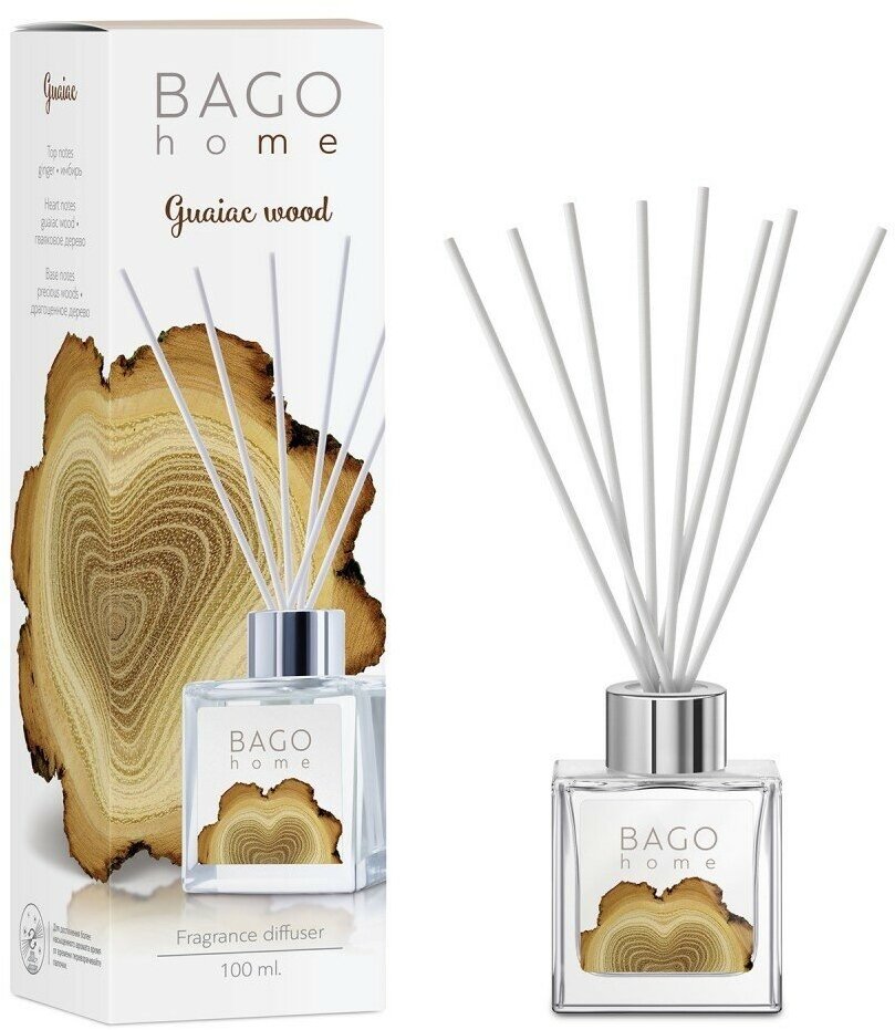 Гваяковое дерево BAGO home ароматический диффузор 100 мл