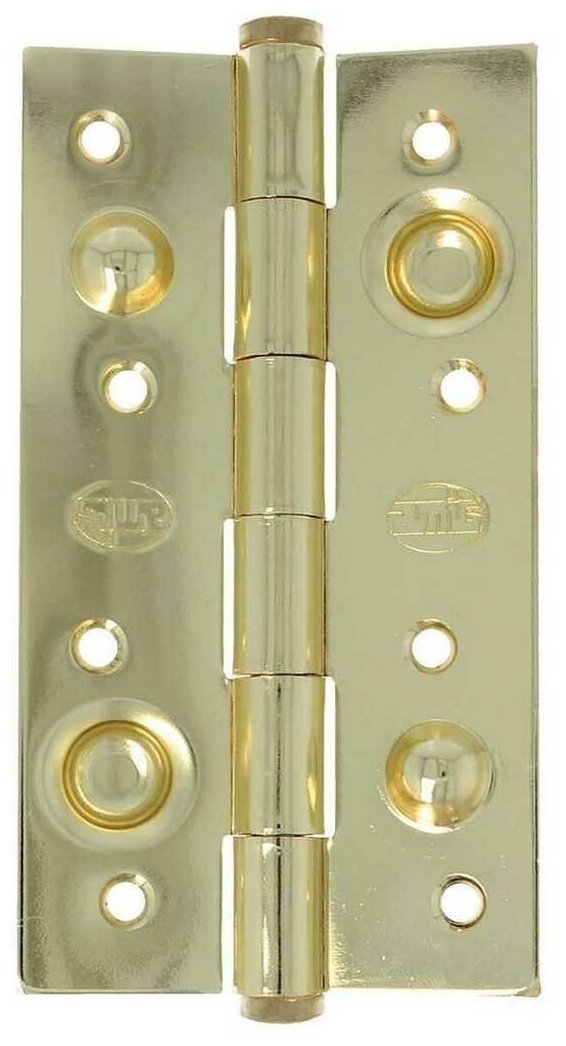 Петля покрытие латунь лакированная универсальная AMIG, Артикул 565-150х80-LP(2), комплект 2 штуки