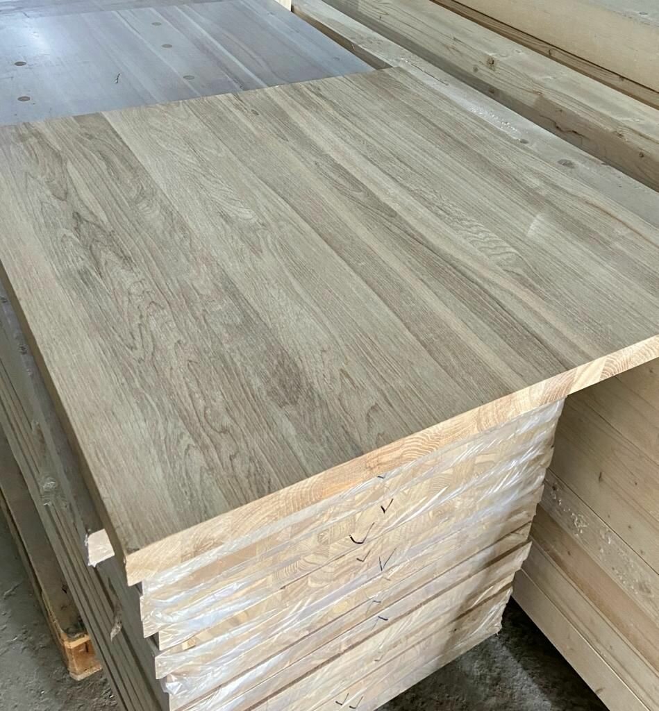 Мебельный Щит Дуб 1000х600х20мм. категория экстра цельноламельный