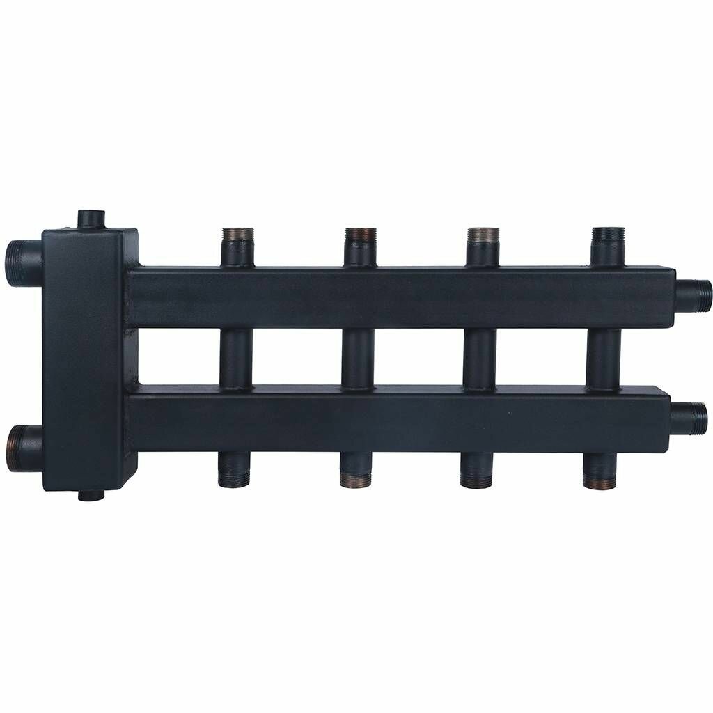 Коллектор ROMMER RDG-0018-024025 (дублер компакт) с гидроразделителем на 2+2+1 контура