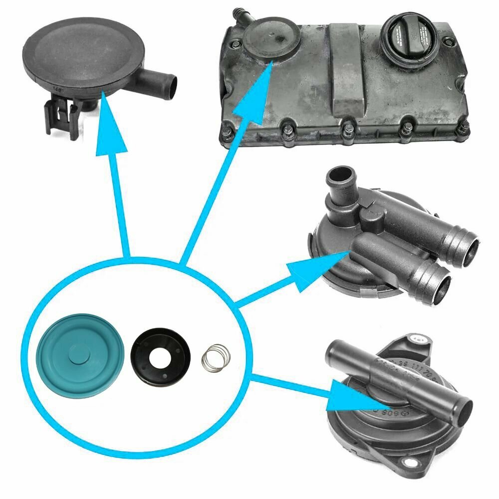 Мембрана квкг VAG 038103469AA, Mercedes 6060100091, Opel 24414343