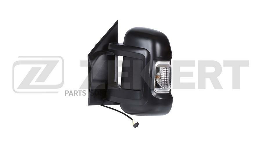 ZEKKERT SP-4032 Зеркало в сборе лев/текстур/выпукл/мех регул/с повт поворота Citroen Jumper III 06- Fiat Ducato (25 ()