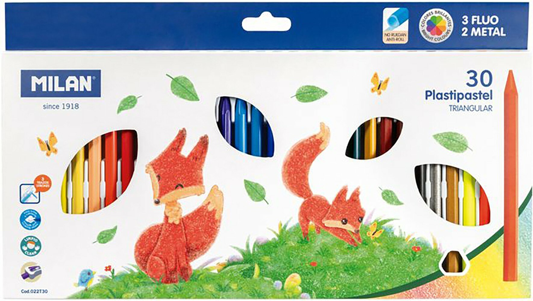 Карандаши цветные Plastipastel, 30 цветов