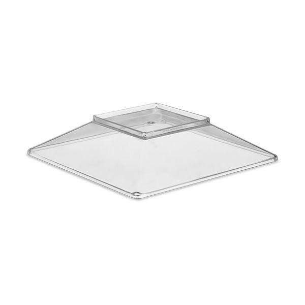 Форма пластиковая для комплимента "Сапфир" 117x117x10мм крышка прозрачная уп/6шт