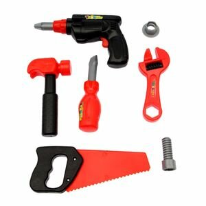 Игровой Набор Инструменты. Строитель-3 (7 предметов) (пластик) (в сетке) (от 3 лет) 126019, (Sima-la