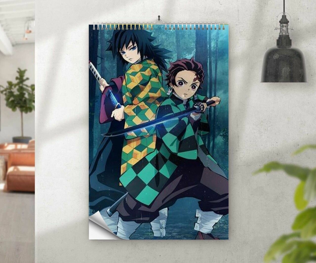 Календарь GOODbrelok настенный перекидной принт А3 Клинок рассекающий демонов - 2024-14