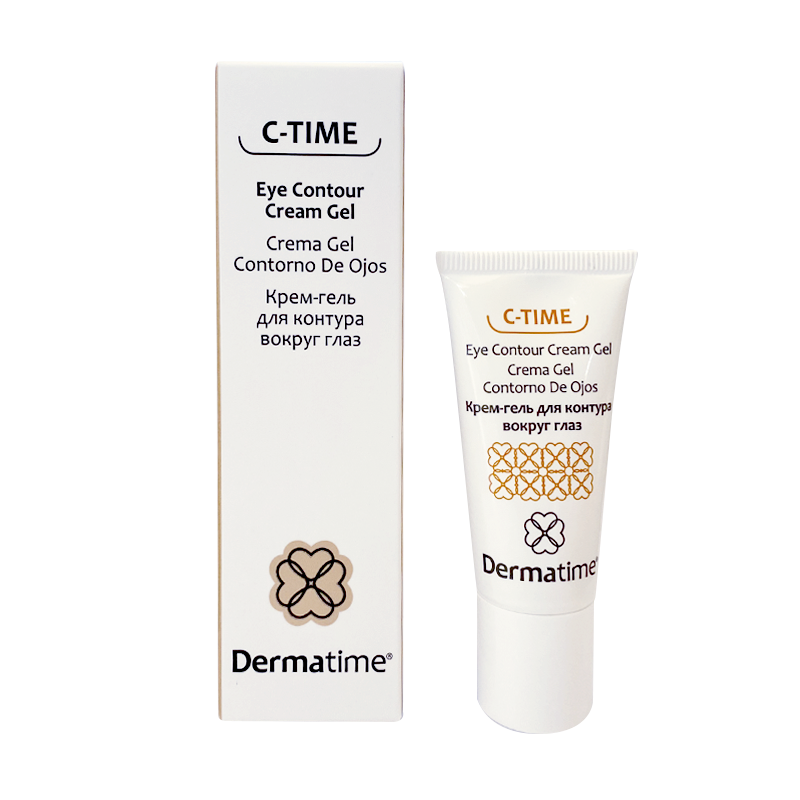 Крем-гель для контура вокруг глаз 15 мл C-TIME Eye Contour Cream Gel Dermatime / Дерматайм